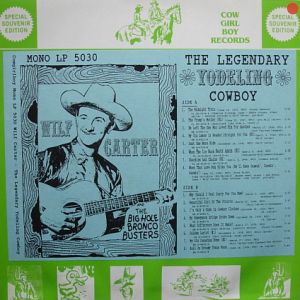 CARTER WILF the legendary yodeling cowboy - Vinyltom